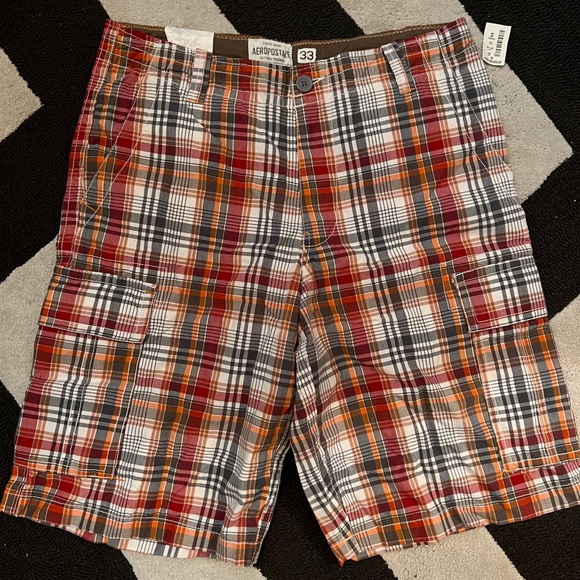 Aeropostale | Shorts | Mens Plaid Cargo Shorts | Poshmark